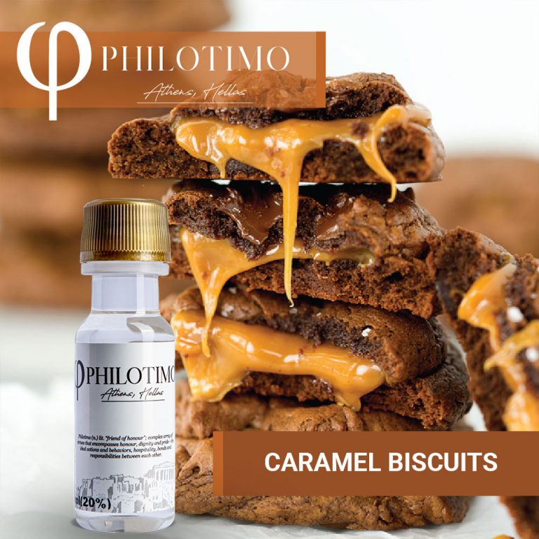 Caramel Biscuits - Philotimo Liquids 20ml - Philotimo Liquids